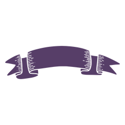 Purple Cut Out Ribbon PNG & SVG Design For T-Shirts