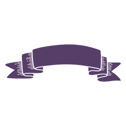 Purple Ribbon Cut Out PNG & SVG Design For T-Shirts