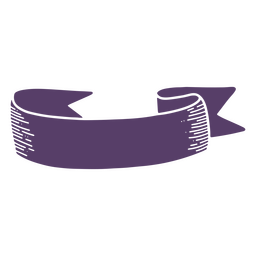 Cut Out Purple Ribbon PNG & SVG Design For T-Shirts