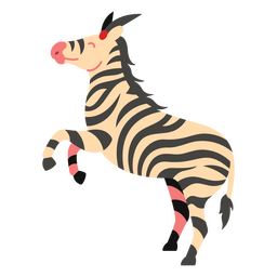 Circus Zebra Animal PNG & SVG Design For T-Shirts
