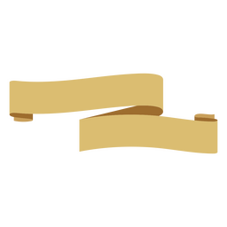 Simple Ribbon Semi-flat PNG & SVG Design For T-Shirts