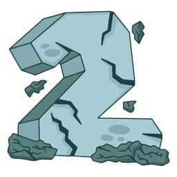 Number Two Out Of Stone PNG & SVG Design For T-Shirts