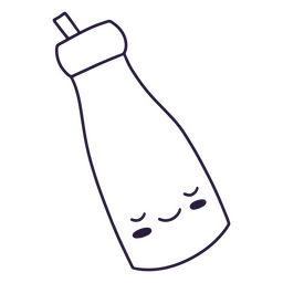 Kawaii Colorless Packaging PNG & SVG Design For T-Shirts