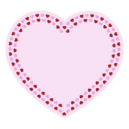 Heart Shaped Label PNG & SVG Design For T-Shirts