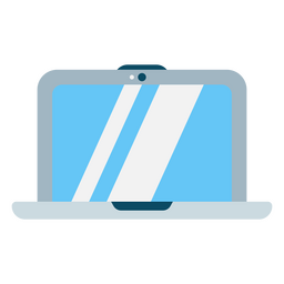 Old Laptop Flat Illustration PNG & SVG Design For T-Shirts