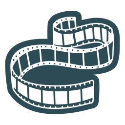 Vintage Film Tape Cut Out PNG & SVG Design For T-Shirts