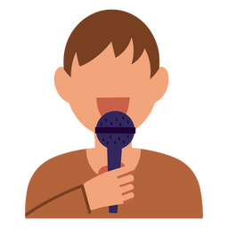 Guy Using A Microphone PNG & SVG Design For T-Shirts