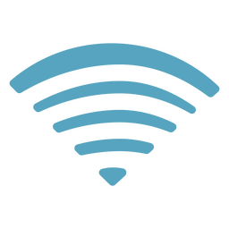 Blue Wi-fi Icon PNG & SVG Design For T-Shirts
