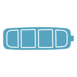Blue Battery Icon PNG & SVG Design For T-Shirts