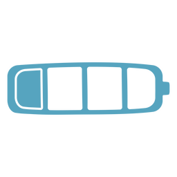 Blue Low Battery Icon PNG & SVG Design For T-Shirts