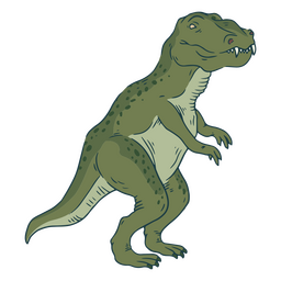 Green Tyrannosaurus Rex PNG & SVG Design For T-Shirts