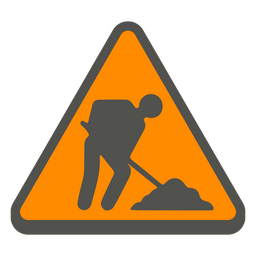 Construction Orange Sign PNG & SVG Design For T-Shirts