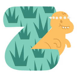T-rex Letter Z PNG & SVG Design For T-Shirts