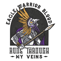 Eagle Warrior Blood - Ruth Travah My Veins PNG & SVG Design For T-Shirts