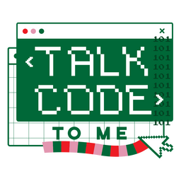 Talk Code To Me PNG & SVG Design For T-Shirts
