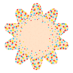 Colorful Polka Dot Star PNG & SVG Design For T-Shirts