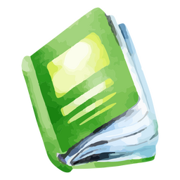 Watercolor Green School Notebook PNG & SVG Design For T-Shirts