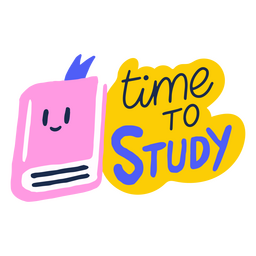 Time To Study Book PNG & SVG Design For T-Shirts