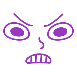 Angry Face Graphic PNG & SVG Design For T-Shirts