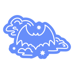 Blue Bat Logo PNG & SVG Design For T-Shirts
