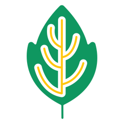 Green Cut Out Leave PNG & SVG Design For T-Shirts