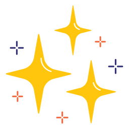 Symbol Für Gelb Leuchtende Funkeln PNG- Und SVG-Design Für T-Shirts