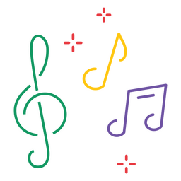 Musical Notes Figure PNG & SVG Design For T-Shirts
