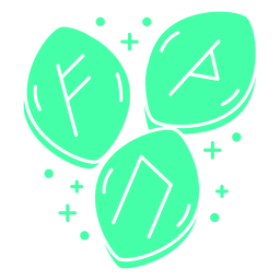 Runes Cut Out Witch PNG & SVG Design For T-Shirts