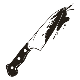 Dunkles Blutiges Messer PNG- Und SVG-Design Für T-Shirts