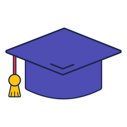 Blue Graduation Cap PNG & SVG Design For T-Shirts
