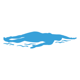 A Swimmer Performing A Perfect Backstroke PNG & SVG Design For T-Shirts