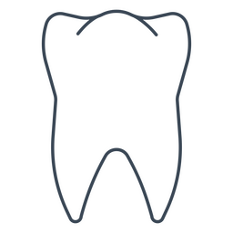 Simple Drawing Of A Molar Tooth PNG & SVG Design For T-Shirts