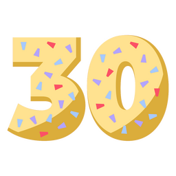 30 Jahre Alt PNG- Und SVG-Design Für T-Shirts