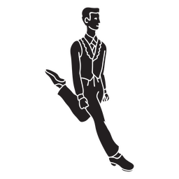 Boy Dancer Cut Out Dancing PNG & SVG Design For T-Shirts