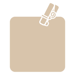 Notebook Page With Clip In The Corner PNG & SVG Design For T-Shirts