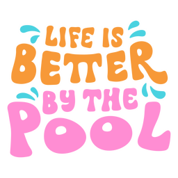 Pool Swimming Quote PNG & SVG Design For T-Shirts