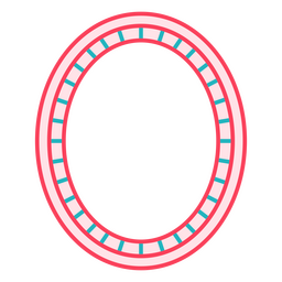 Striking Line Frames PNG & SVG Design For T-Shirts