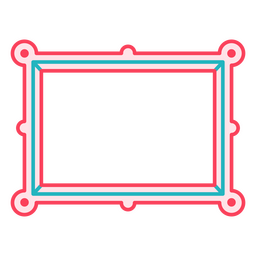 Geometric Line Frame PNG & SVG Design For T-Shirts