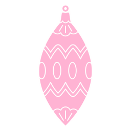 Christmas Cut Out Pink Decoration PNG & SVG Design For T-Shirts