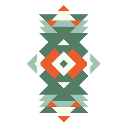 Geometric Polygonal Shapes Pattern PNG & SVG Design For T-Shirts