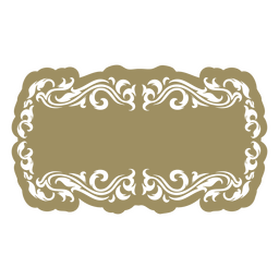 Fancy Victorian-style Border With Elegant Edges PNG & SVG Design For T ...