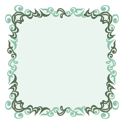 Elaborate Victorian Border With Fancy Embellishments PNG & SVG Design ...