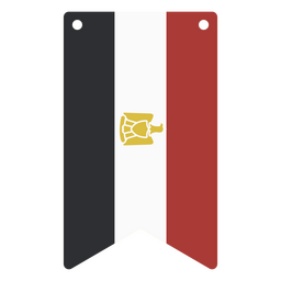 Egyptian National Flag PNG & SVG Design For T-Shirts