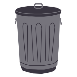 Diseño PNG Y SVG De Bote De Basura Para La Limpieza De La Casa Para Camisetas
