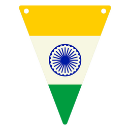 Triangular Flag Of India PNG & SVG Design For T-Shirts