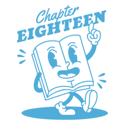 Chapter Eighteen Cartoon PNG & SVG Design For T-Shirts