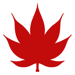 Red Marijuana Leaf PNG & SVG Design For T-Shirts