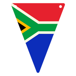 South Africa Triangular Flag PNG & SVG Design For T-Shirts