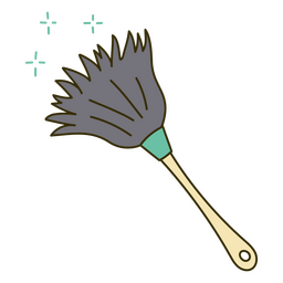 Housekeeping Feather Duster PNG & SVG Design For T-Shirts