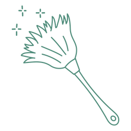 Facility Feather Duster Icon PNG & SVG Design For T-Shirts